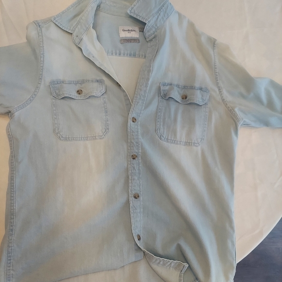 Goodfellow & Co | Shirts | Goodfellow Light Blue Denim | Poshmark